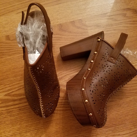 Nature Breeze | Shoes | Maroon Laser Cut Clog | Poshmark